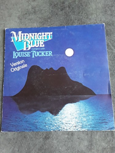 VINYL 45T LOUISE TUCKER " MIDNIGHT BLUE , VOICES IN THE WIND" 1982 ...