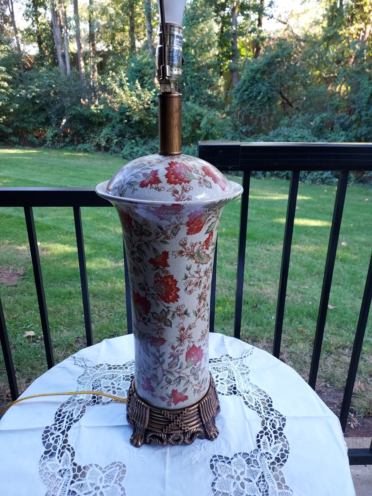 BERMAN CERAMIC LAMP Vintage Asian / Chinese Inspired | eBay