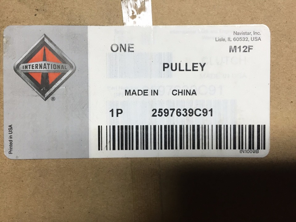 2597639C91 International PULLEY DR COMPR W Navistar 291036 | eBay