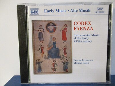 Codex Faenza: Instrumental Music of Early 15th Century - CD - MINT ...