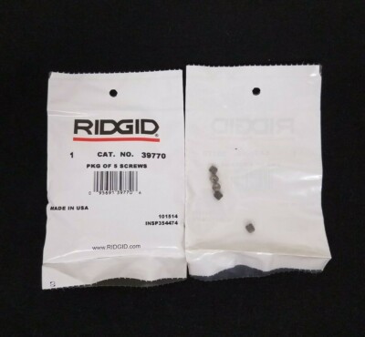 Ridgid Package of 5 Screws Cat # 39770 | eBay