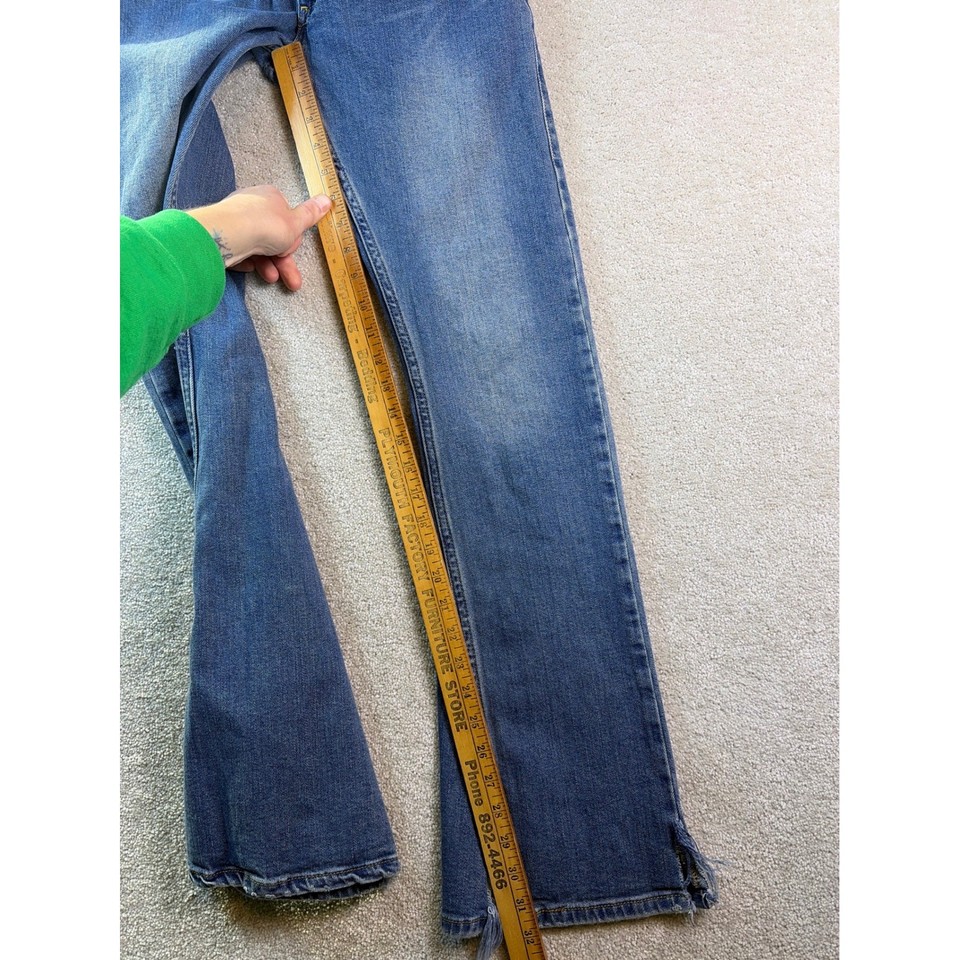 Vintage Levi's 504 Jeans Womens 5 JR (31x32) Blue Denim Slouch Flare y2k *READ | eBay UK