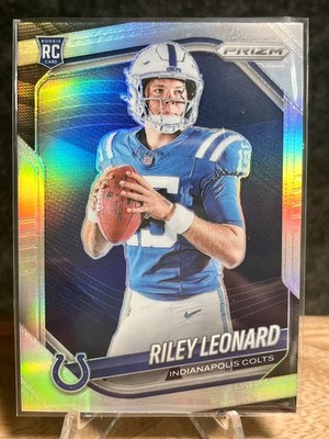 2025 Panini Prizm - Riley Leonard Silver Prizm Variation RC Rookie Card ...