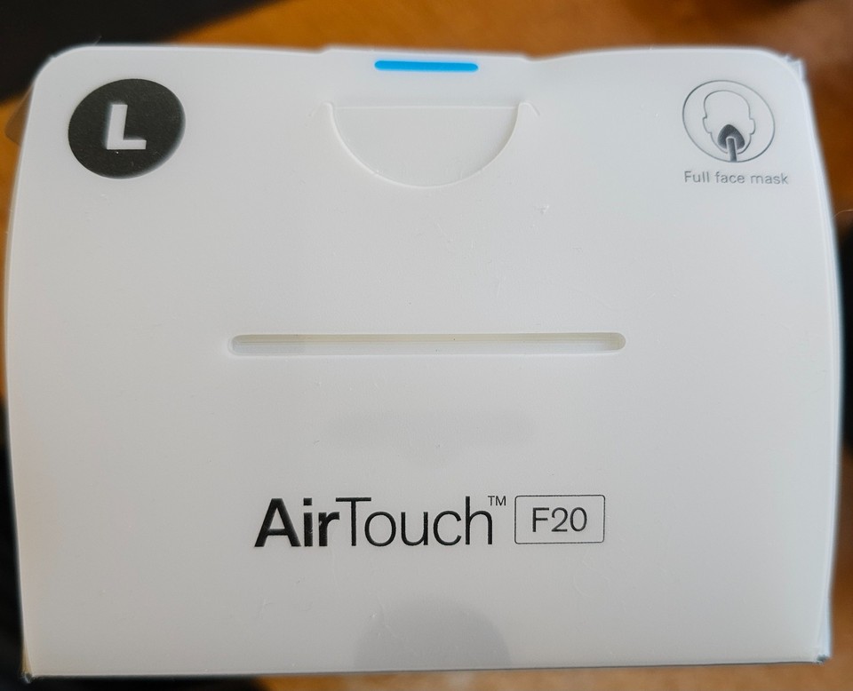 ResMed AirTouch F20 Full Face Mask with Headgear - LARGE 63002 NIB | eBay