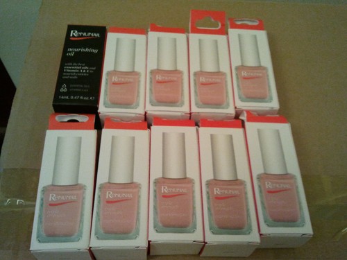 Dr LEWINNS RENUNAIL NAIL POLISH x 9 Marshmallow & 1x Nourishing Oil ...