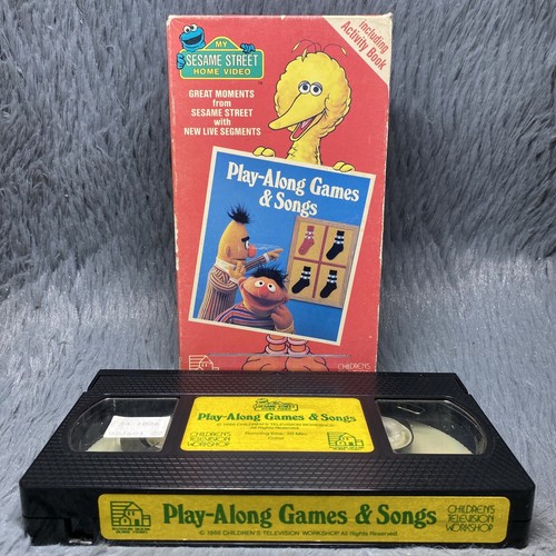 Sesame Street Home Video Play Along Games And Songs VHS Tape 1986 ...