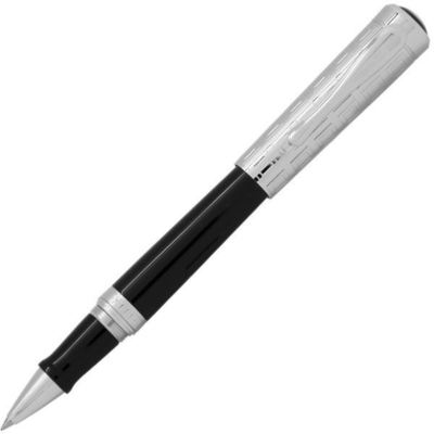 5280 Aspen Rhodium and Black Roller Ball Pen | eBay