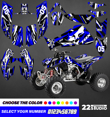 Honda TRX450R TRX 450 2006 /2014 full ATV graphic kit decals stickers ...