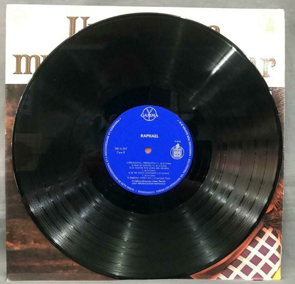 RAPHAEL - UNA FORMA MUY MIA DE AMAR - 1978 MEXICAN LP LATIN POP | eBay