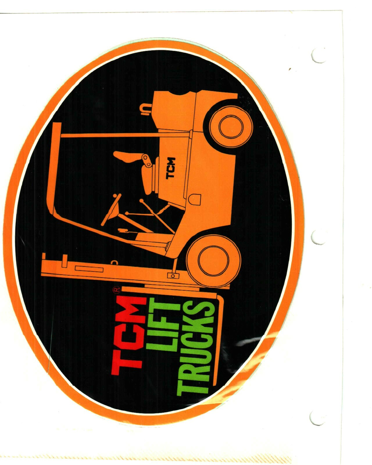 NICE LARGE TCM LIFT TRUCKS EQUIPMENT COAL MINING STICKER # 1040 | eBay