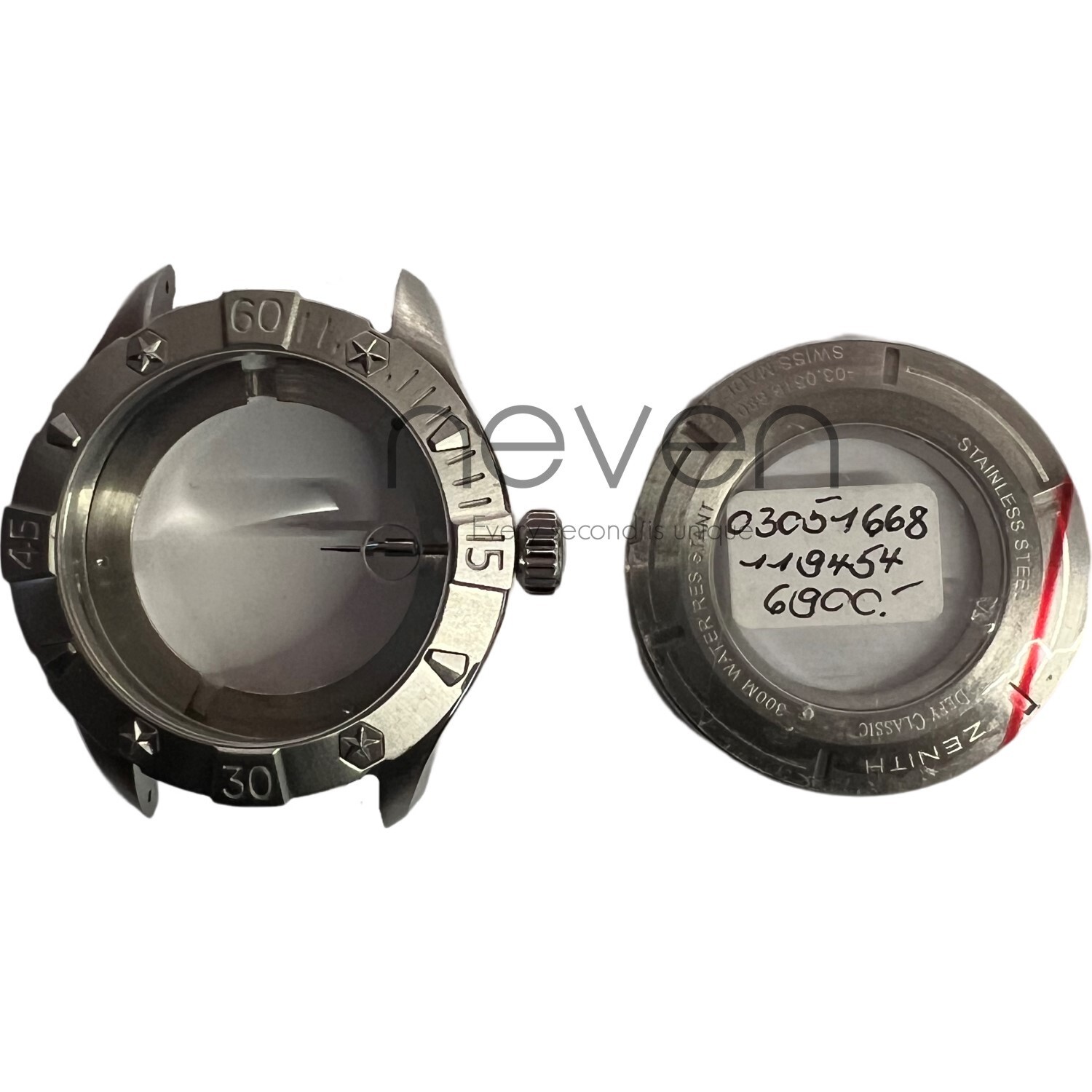 ZENITH - CASE - DEFY CLASSIC - SWISS MADE - STAINLESS STEEL - 300M ...