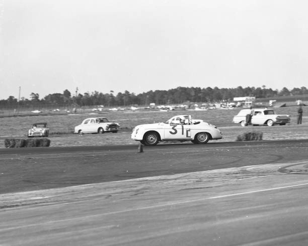 Scca Daytona 1960 Dr. C. E. Mead Porsche Motor Racing Old Photo | eBay