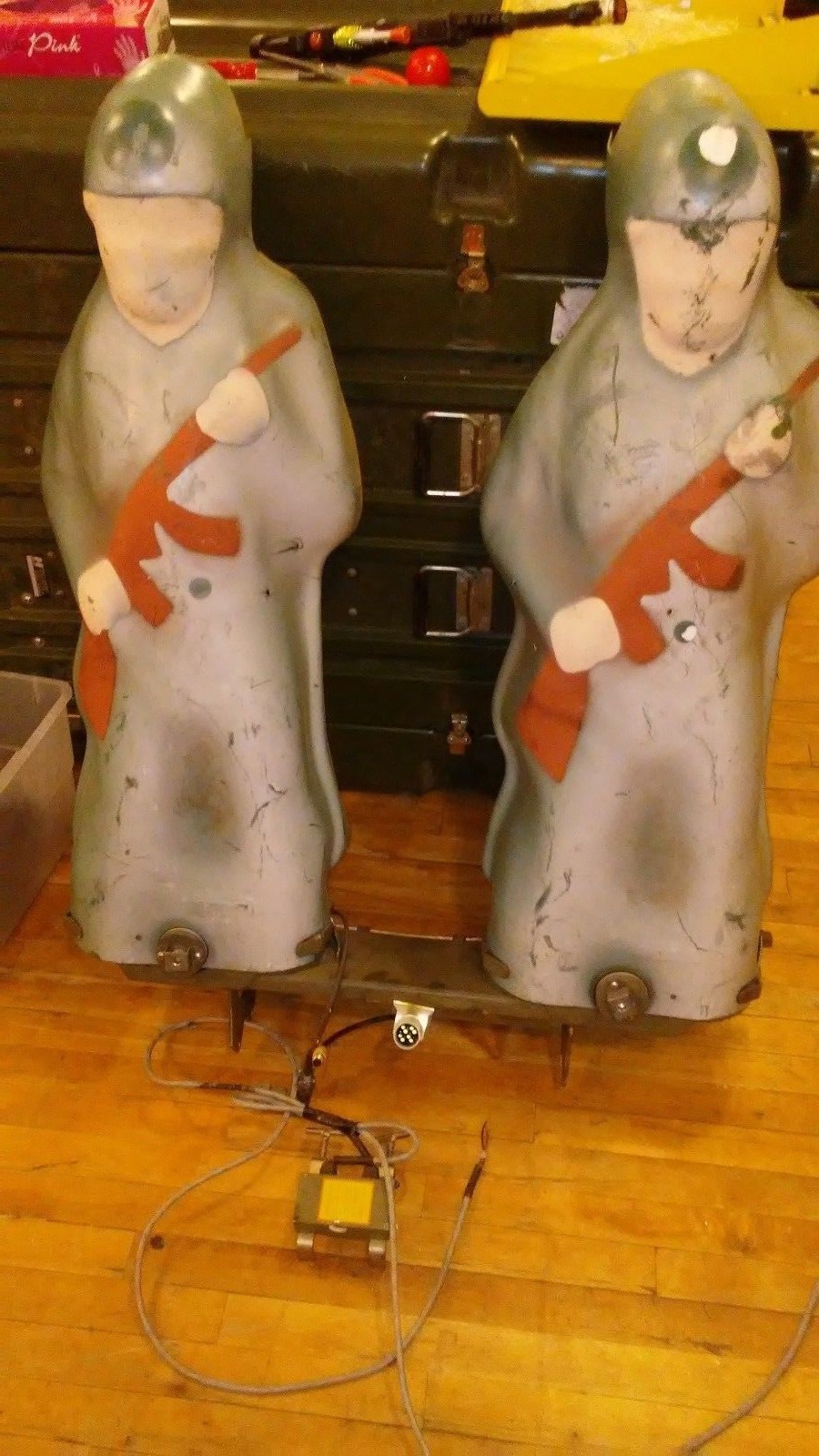 US GI MILITARY POP UP TARGET DRONE OPFOR INFANTRY MILES RECEIVER USED ...