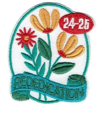 Girl REDEDICATION '24-'25 2024 Ceremony Fun Crest Patches Badge SCOUTS GUIDE | eBay