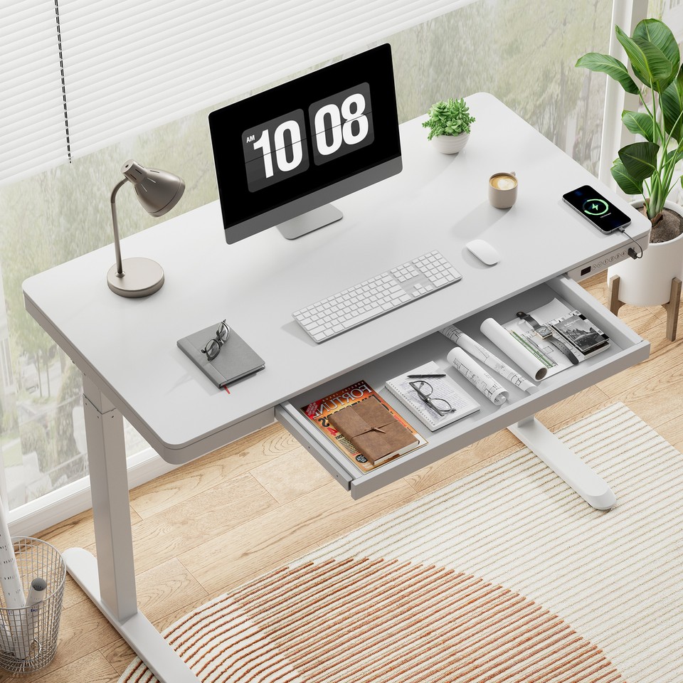 FLEXISPOT Home Office Height Adjustable Standing Desk Computer Desk ...