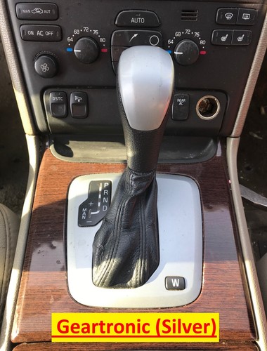 VOLVO S60 V70 S80 XC70 XC90 Geartronic Leather Shifter Shift Knob Black ...