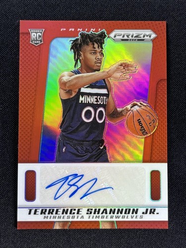 2024-25 Panini Prizm DECA Terrence Shannon Jr. Red RC Rookie Signatures ...