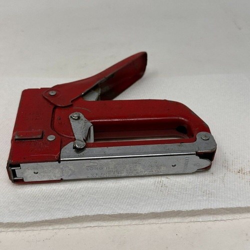 Vintage Red Swingline Heavy Duty Staple Gun Tacker #800 Tested ...