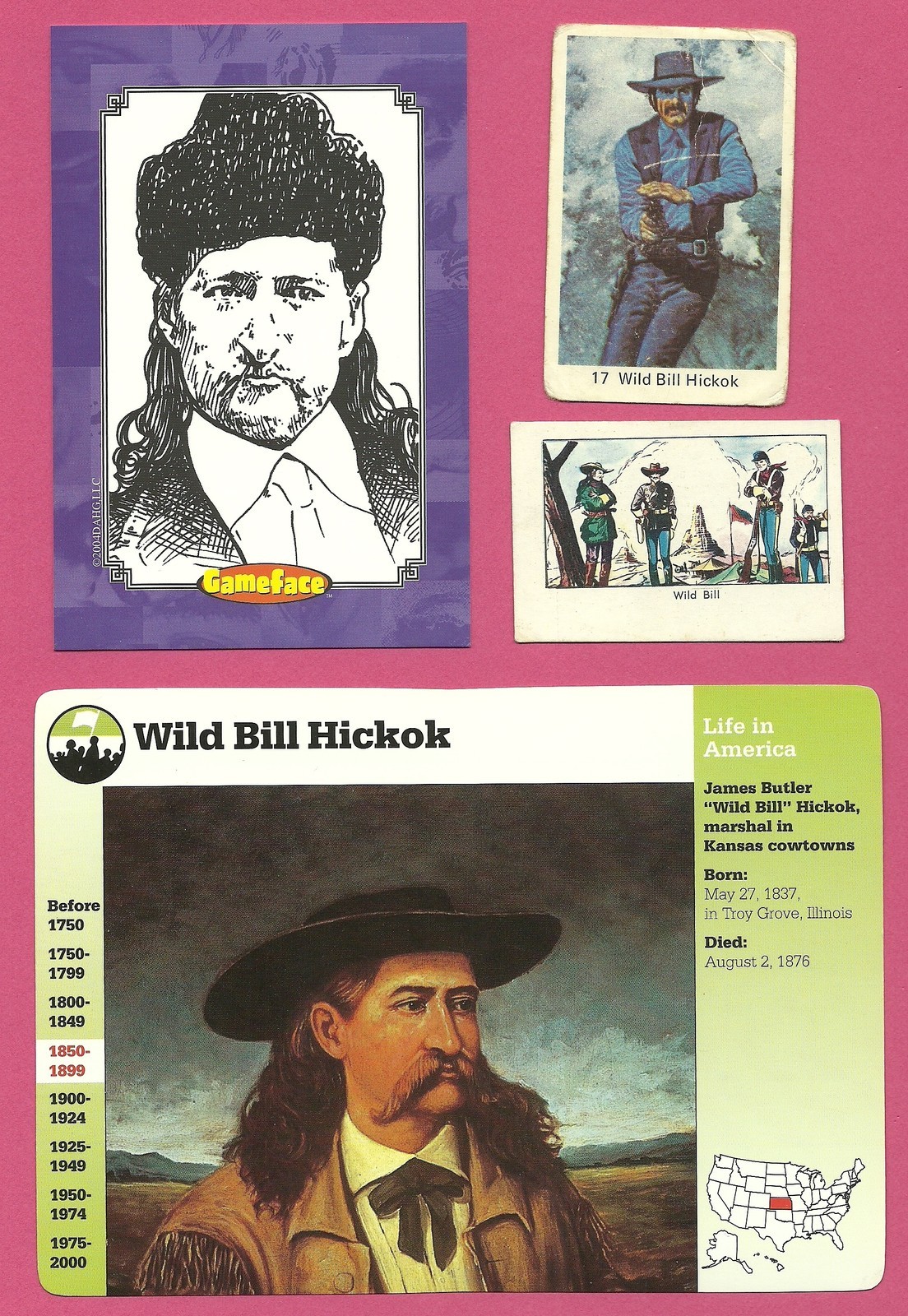 Wild Bill Hickok US Frontier Spy Scout Fab Card Collection | eBay