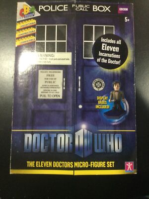Doctor Who The Eleven Doctors Micro-Figure Set Character Building BBC ...
