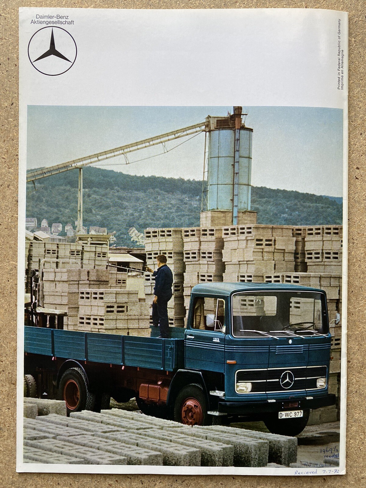 1969 Mercedes Benz LP-LPS 1513 original Australian sales brochure | eBay