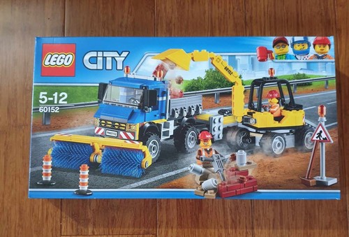 LEGO CITY 60152 Great Vehicles Sweeper & Excavator Set NEW in Box 2017 ...