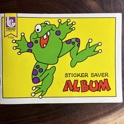 Trend Sticker Saver Album With Lots Of Vintage Stickers | eBay