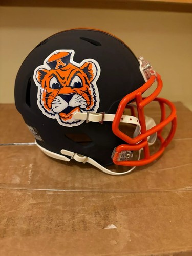Auburn Tigers Mini Football Helmet Custom Concept Riddell Speed Matte ...