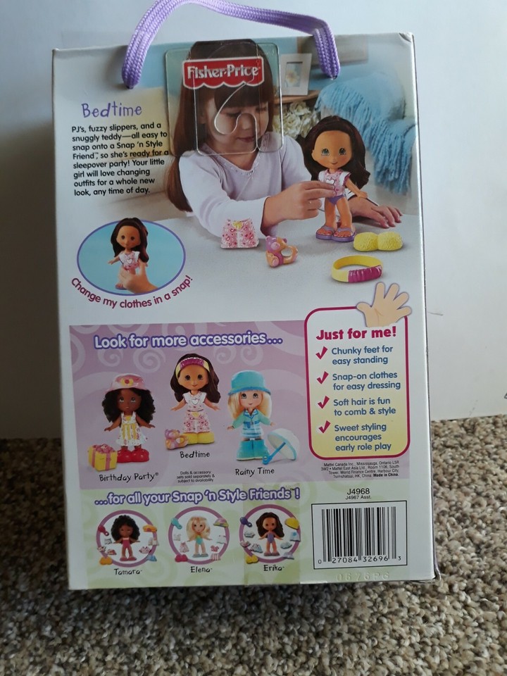 FISHER PRICE SNAP N STYLE OUTFIT | eBay