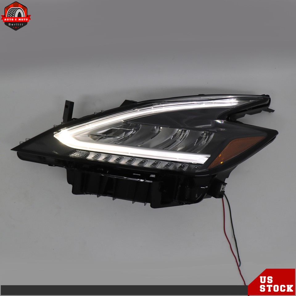 Black Housing LED Headlight For 2019 2020 2021 Nissan Murano Left Side ...