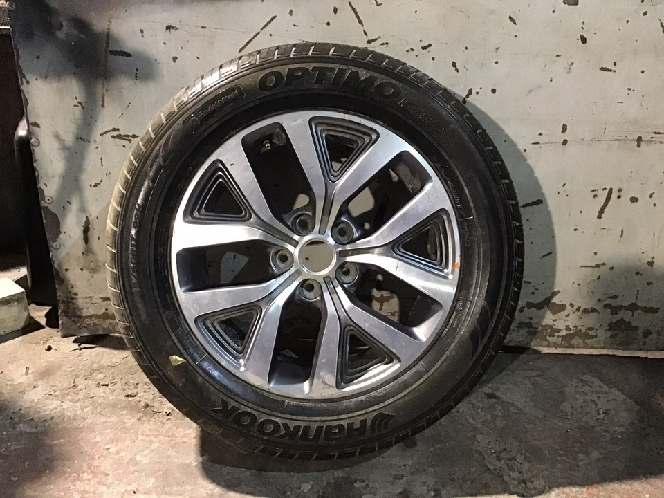 KIA SPORTAGE 17" ALLOY WHEEL & TYRE 225/60x17 HANKOOK OPTIMO 5 STUD ...