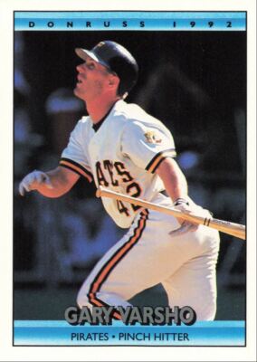 1992 Donruss Baseball Gary Varsho Pittsburgh Pirates #644 | eBay