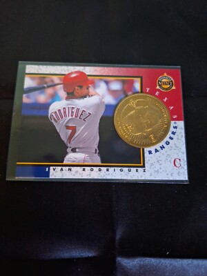 "RARE" 1998 PINNACLE MINT COLLECTION BRASS COIN & CARD #20 IVAN ...