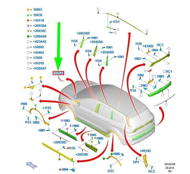 Genuine Ford Extension - 2344086 for sale online | eBay