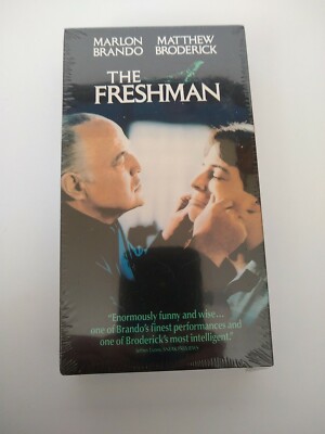 The Freshman (VHS, 1991) CC Watermarks in Shrink Wrap M. Brando M ...