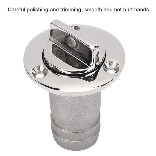 48mm 316 Stainless Steel Boat Garboard Thru-Hull Drain Plug Fits 1 ...
