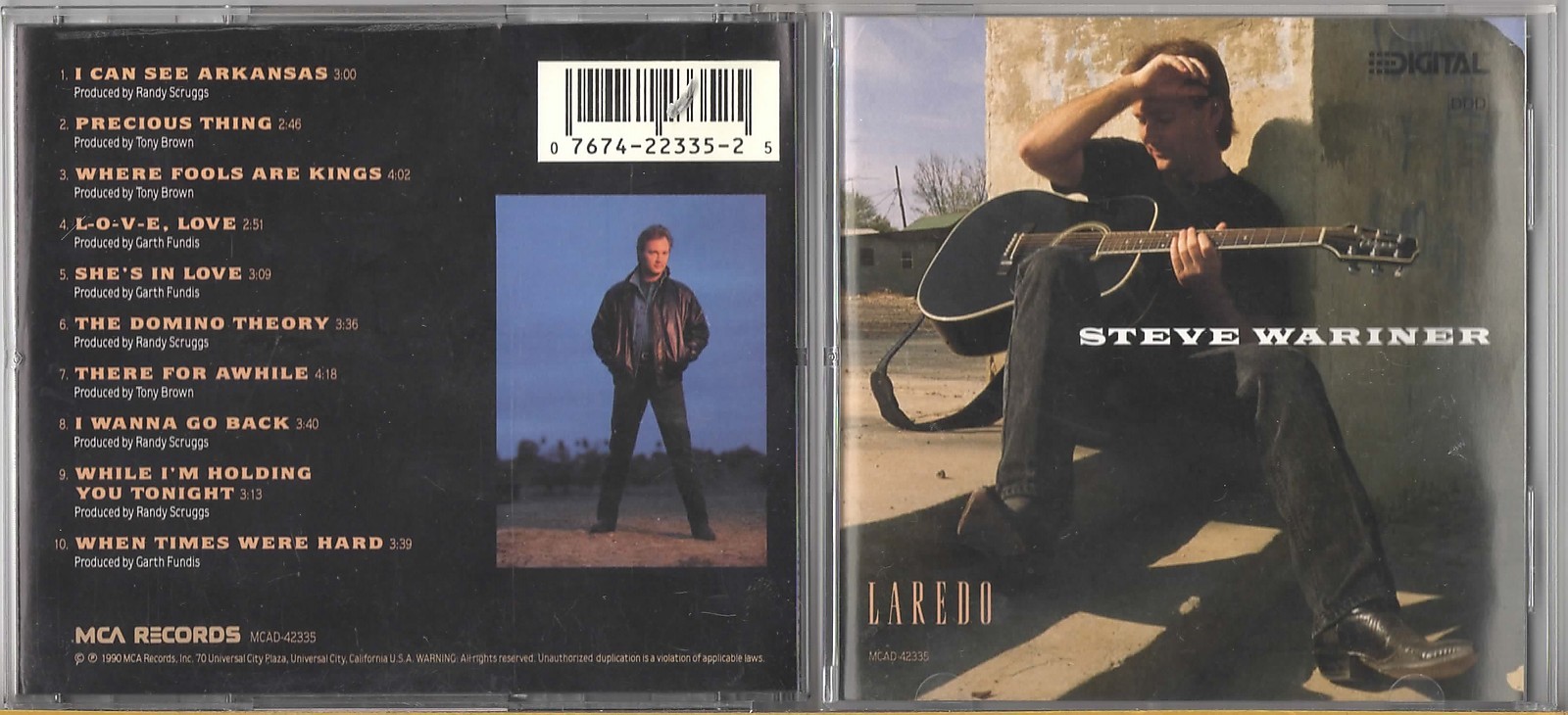 STEVE WARINER - Laredo - 1990 CD Album (US Import) *FREE UK POSTAGE* | eBay