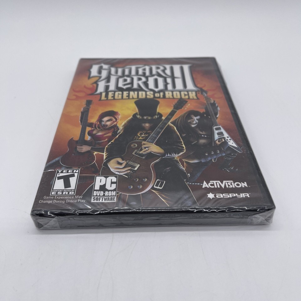 Guitar Hero III: Legends Of Rock - PC Game (New & Sealed) 618870117218 ...