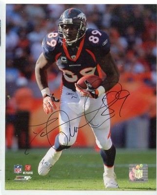 DANIEL GRAHAM Hand-Signed Autographed Denver Broncos Buffaloes 8x10 Gt ...