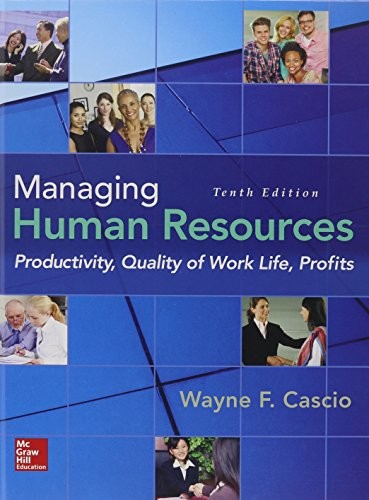 Managing Human Resources - Wayne Cascio 9780078112959| eBay