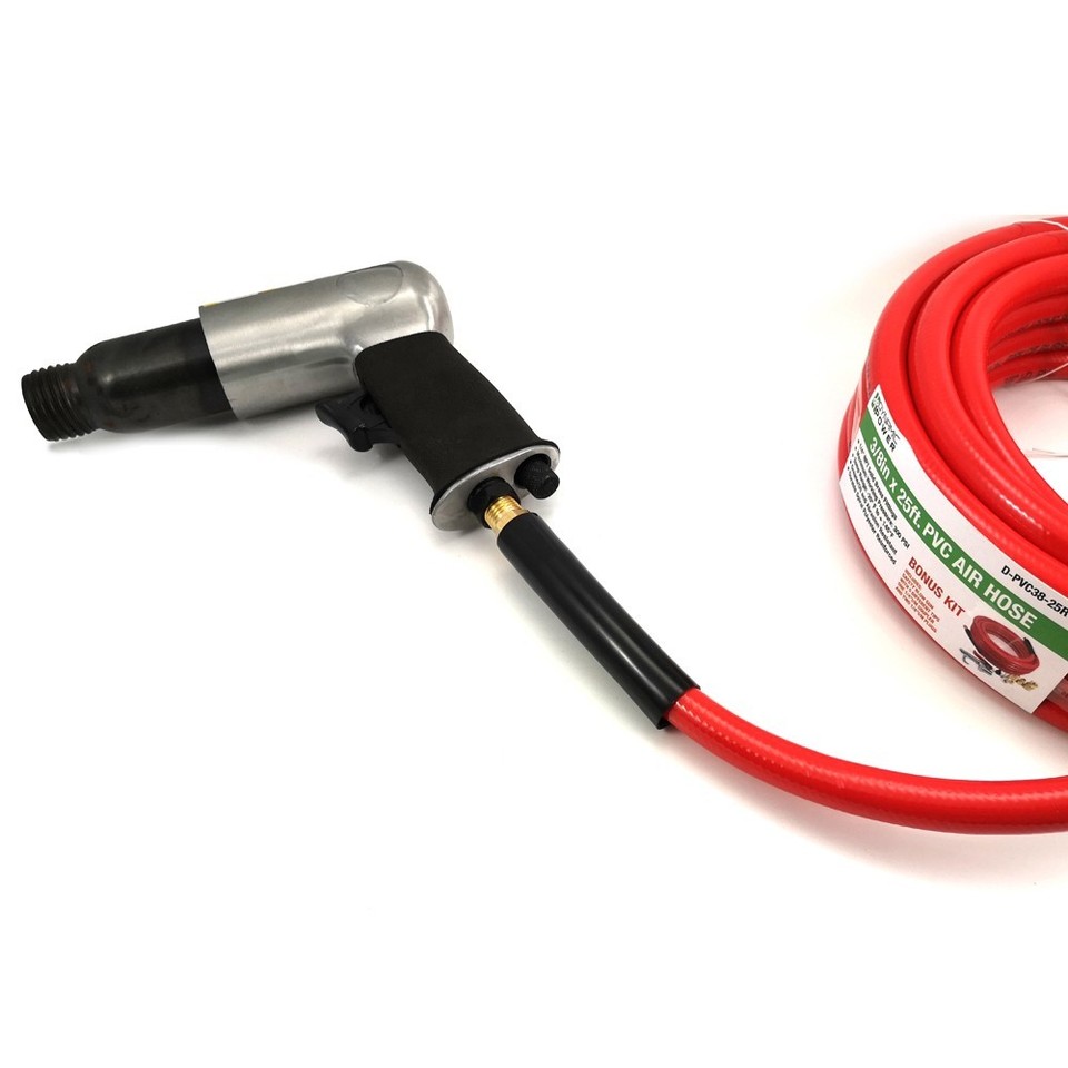3/8 x 25 FT PVC Air Compressor Hose + 10 Pieces Air Compressor ...