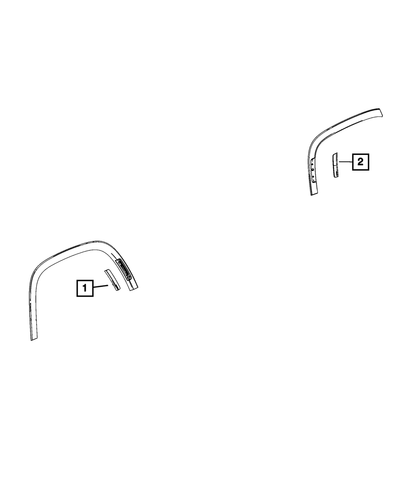 Genuine Mopar Side Marker Lamp Left 68353121AA | eBay