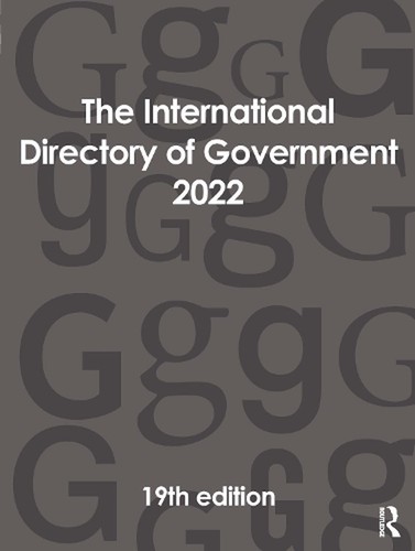 The International Directory of Government 2022 by Europa Publications ...