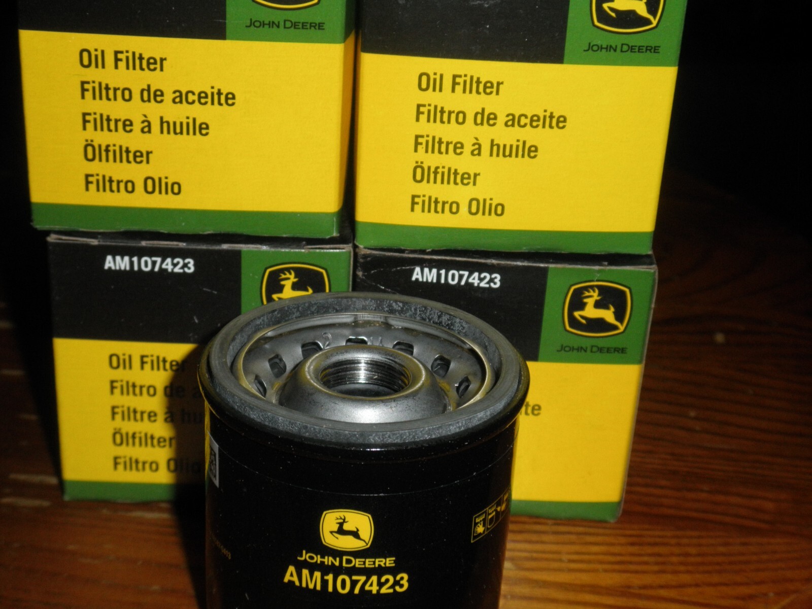 John Deere Original Equipment Oil Filter #AM107423 (4-Pack) | eBay