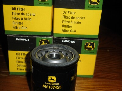 John Deere Original Equipment Oil Filter #AM107423 (4-Pack) | eBay