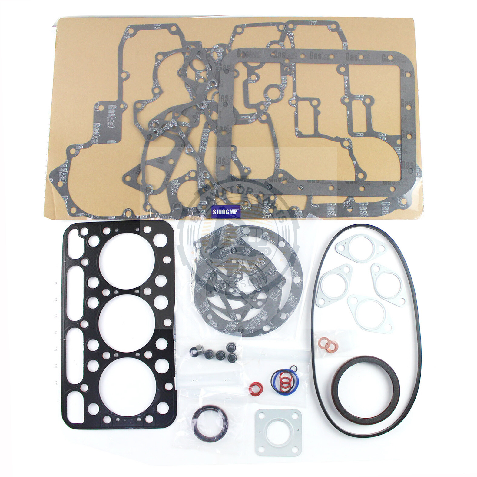 Overhaul Rebuild Kit for Kubota D1402 D1402-IDI Engine L2550DT L2550 ...