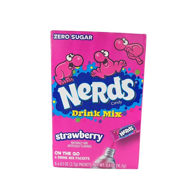 Nerds SINGLES TO GO Grape Flavor Drink Mix Packets ZERO SUGAR Boxes for ...