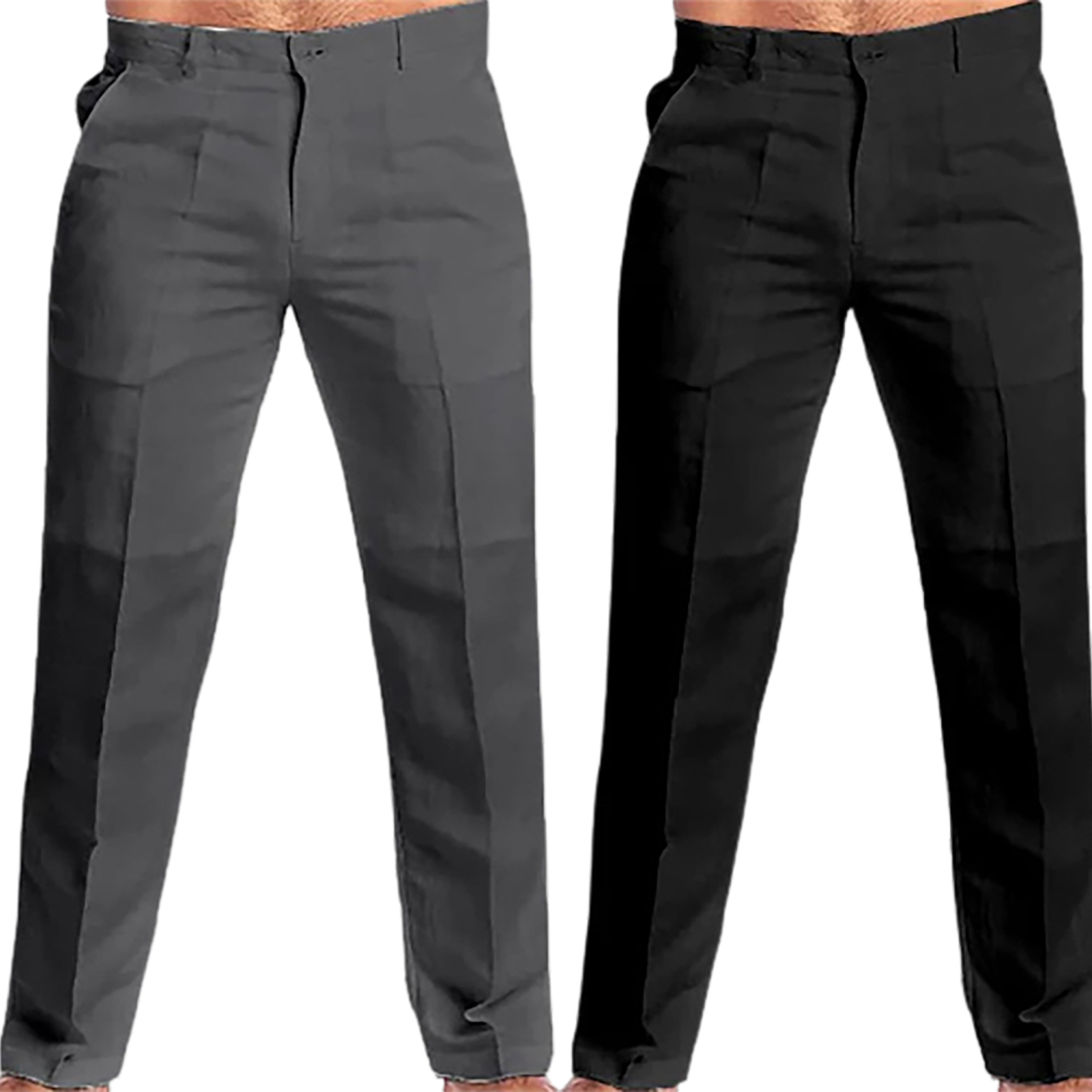 Lightweight Men Pants Stylish Men's Slim Fit Long with Zipper Button ...