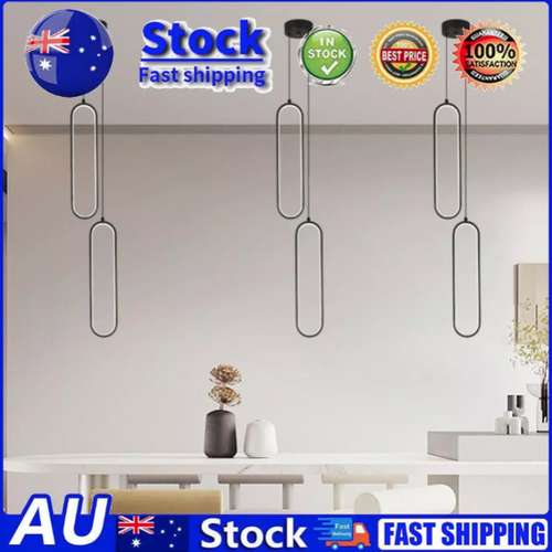 Geometry Design Hanging Lighting LED Ceiling Light Pendants Lamp Modern ...