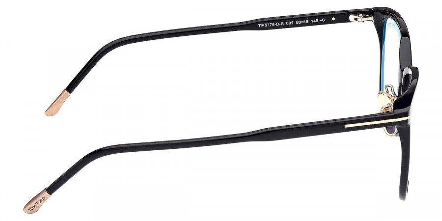 Tom Ford TF 5778-D-B 001 Black Plastic Eyeglasses Frame 53-18-145 | eBay